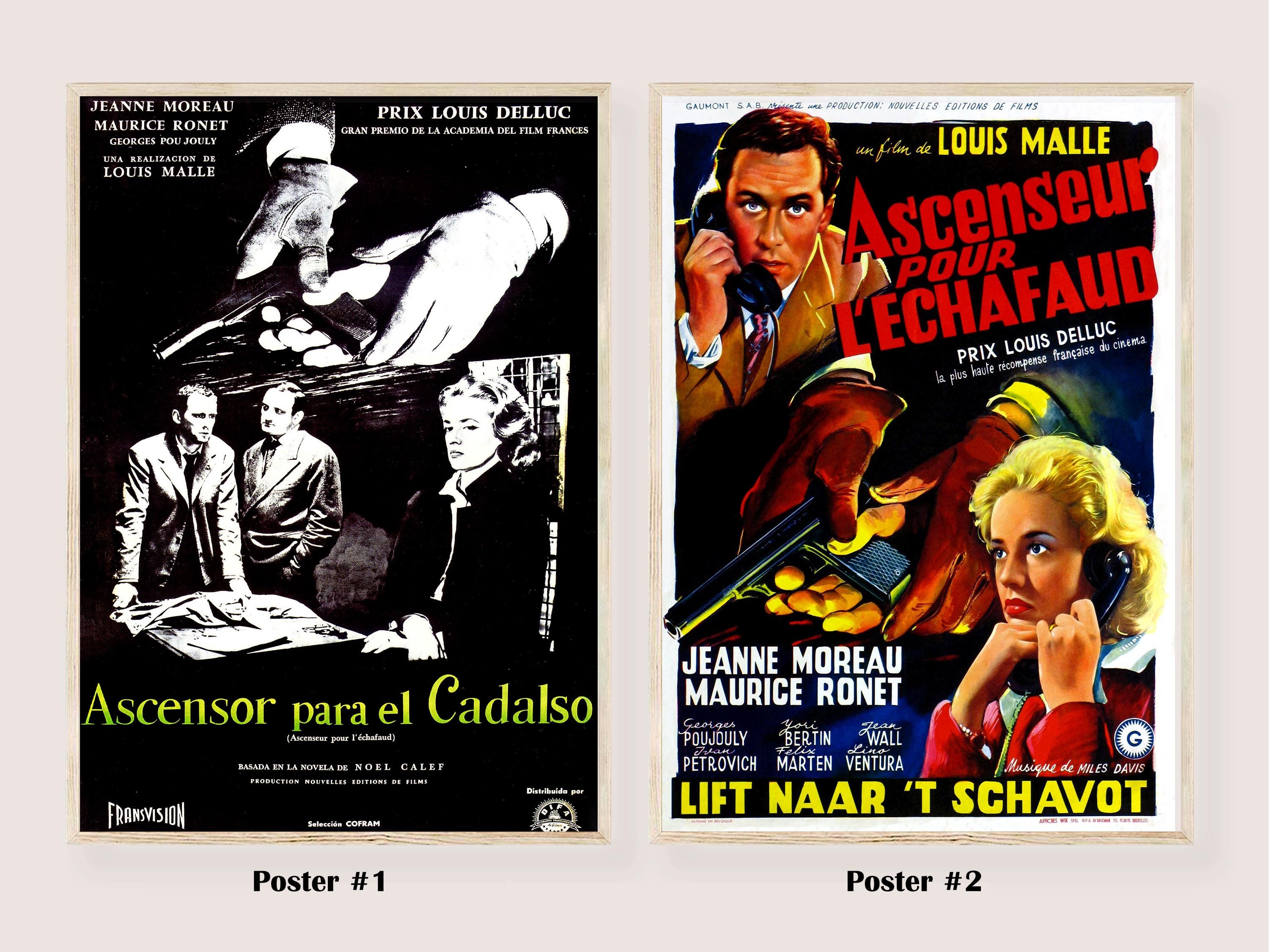 Elevator to Gallows Movie 1958 Posters Vintage Film Poster - Etsy