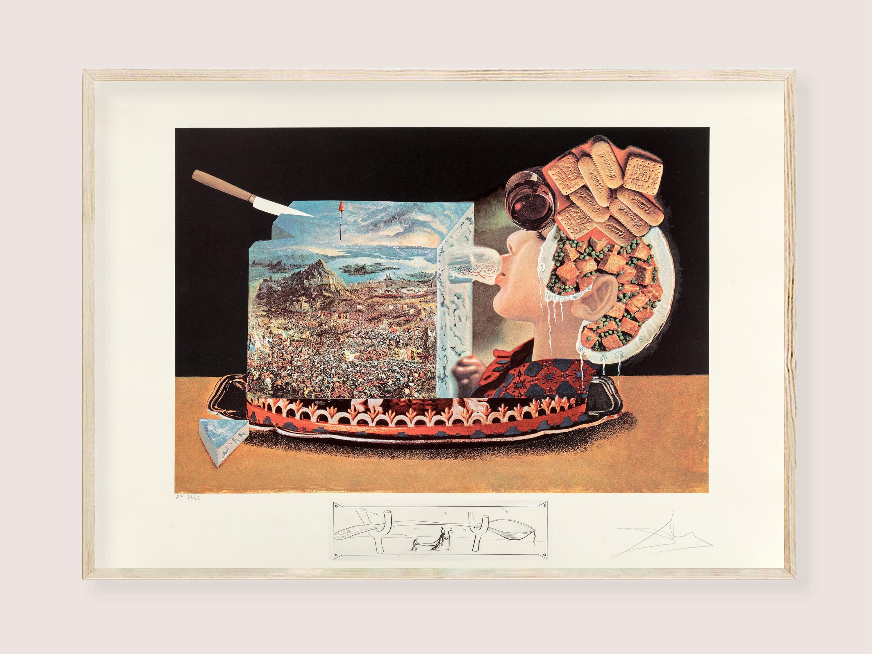 Dali Prints Diners De Gala Posters Download Dali Art Kitchen Surreal ...