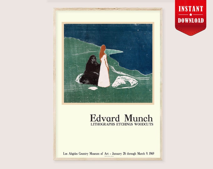 The Scream by Edvard Munch, the Scream Print, Munch Print, Munch Wall ...