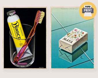 Toothpaste Ad Poster - Etsy UK