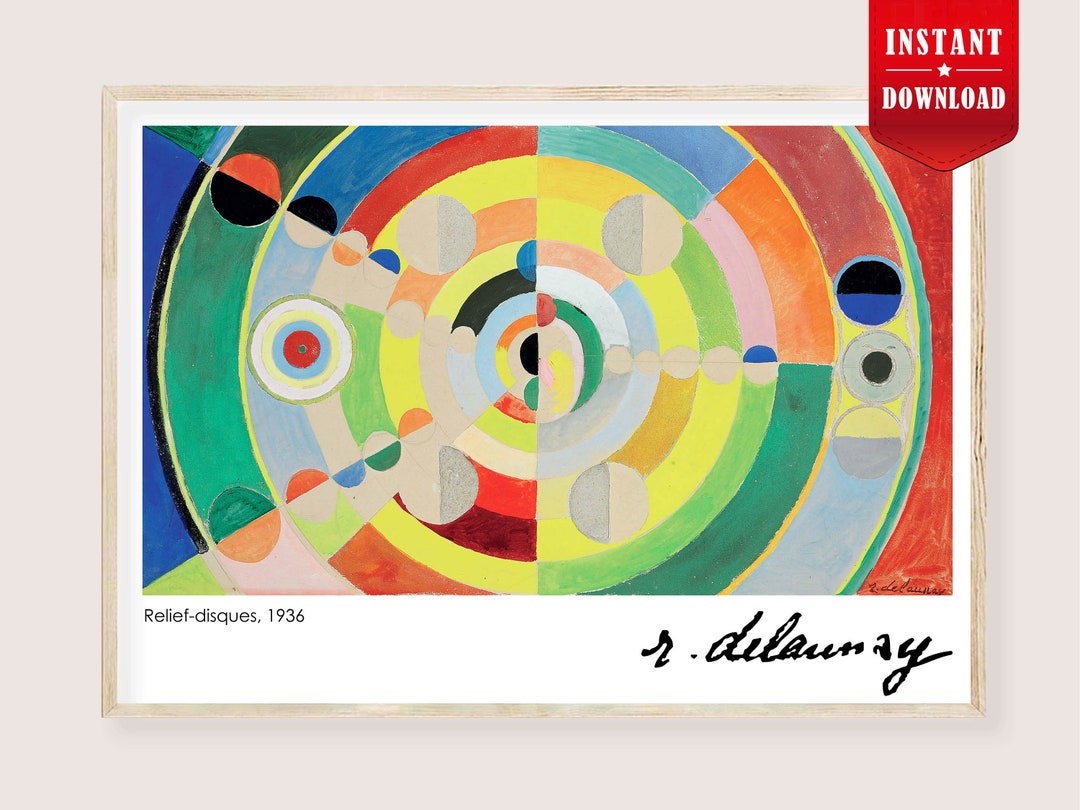Robert Delaunay Print Art Poster - Abstract Art Delaunay Print Delaunay ...