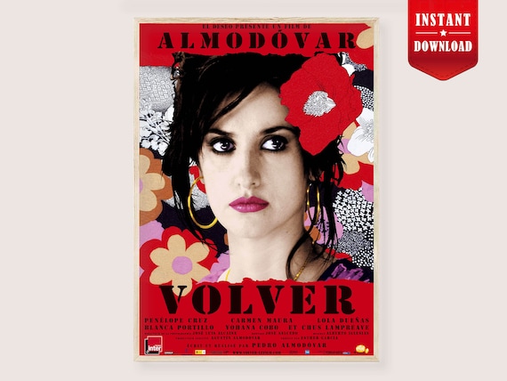 Almodovar Movie Poster Volver Art Print Digital Retro - Etsy