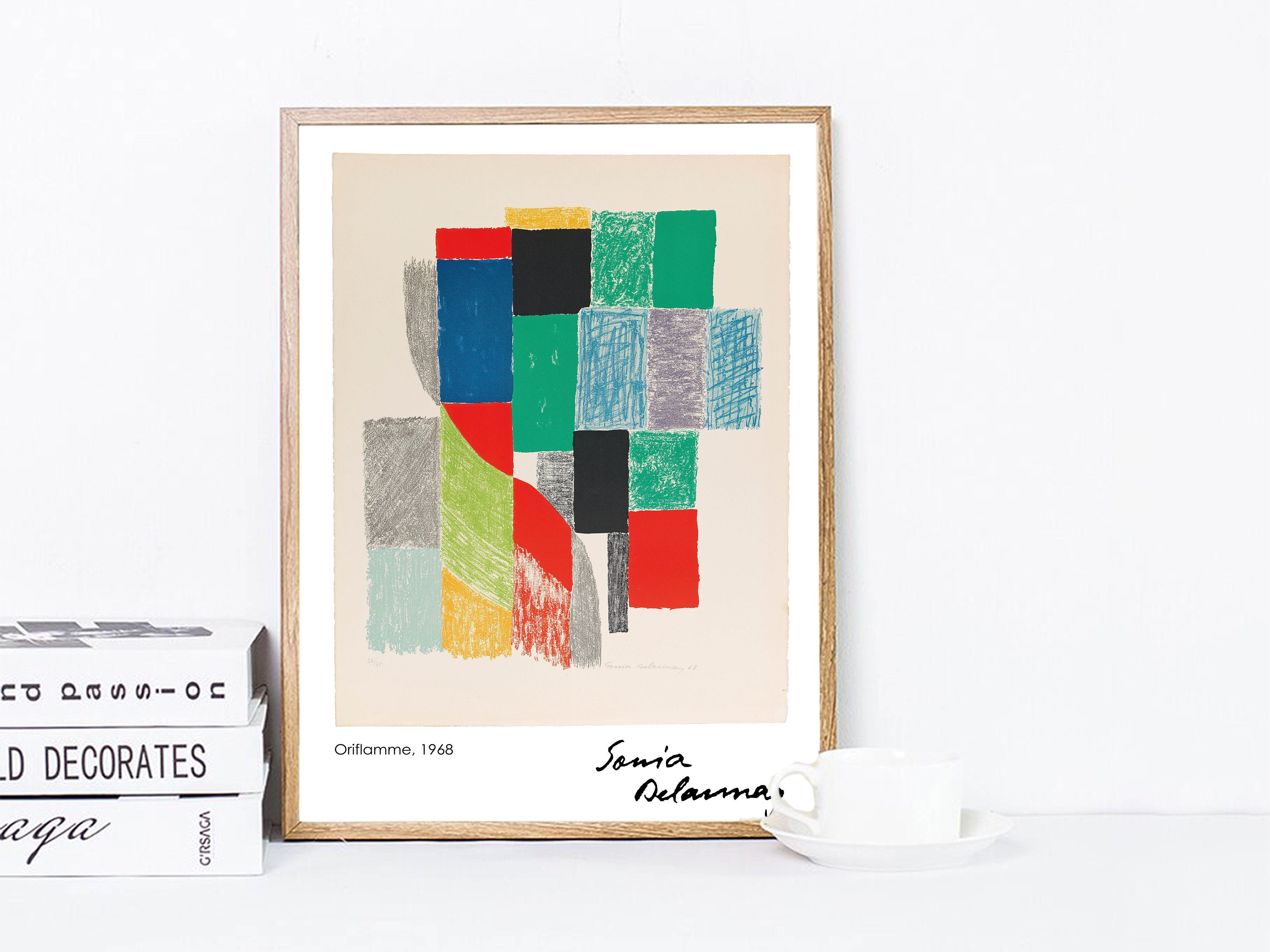 Sonia Delaunay Print Geometric Art Poster Abstract Art Delaunay ...