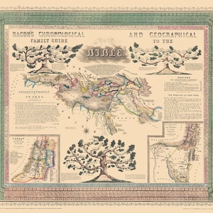 Biblical Map Geography Histomap Download - Biblical Map Christian ...