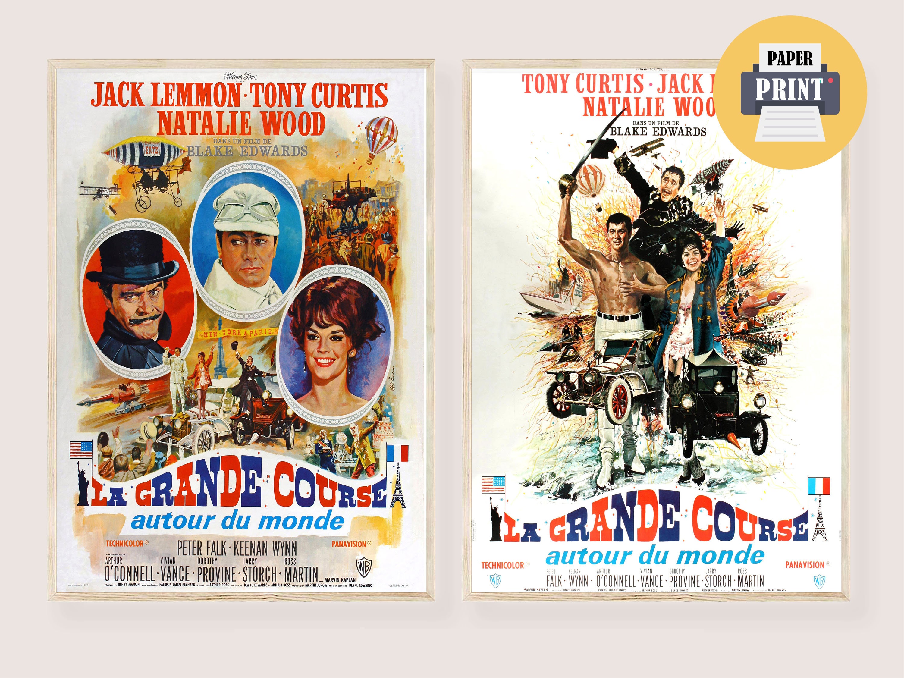 The Great Race Movie Posters Classic Film Vintage Art Print - Etsy