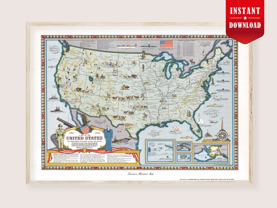 Civil War Border States Map Printable Map