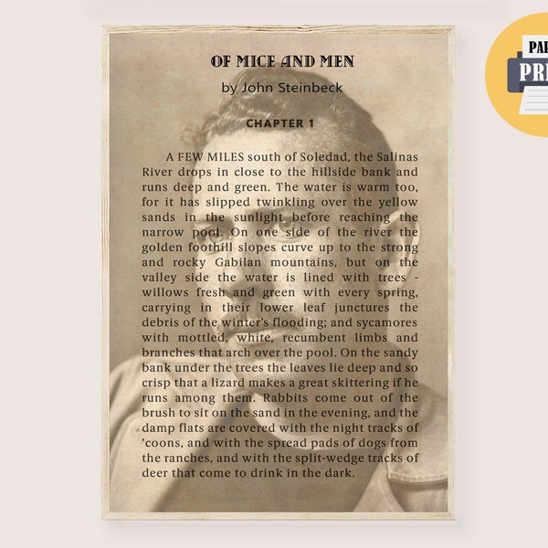 John Steinbeck - Etsy