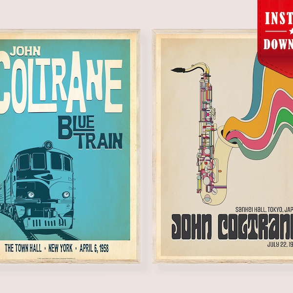 Coltrane Album Cover - Etsy