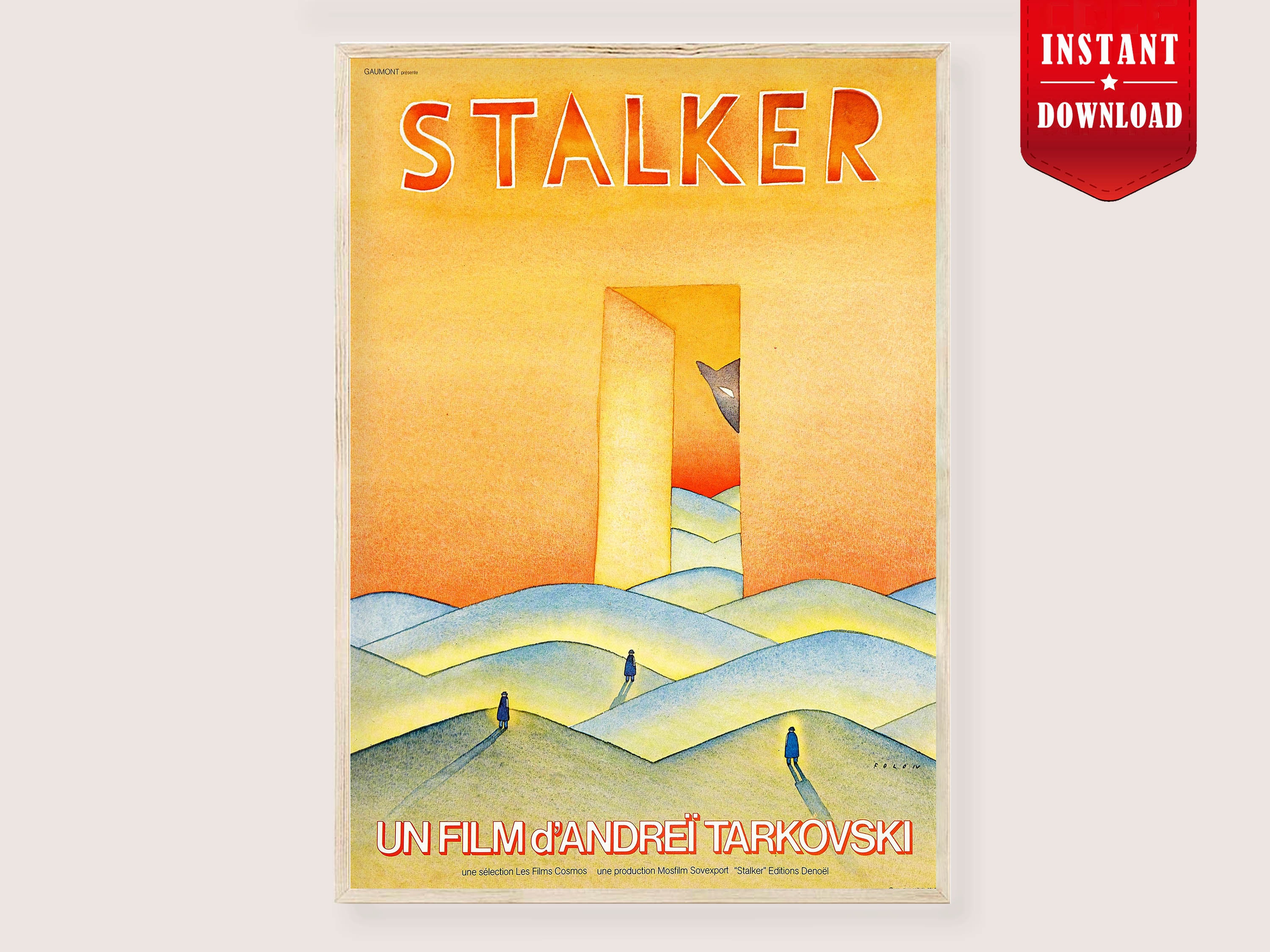 Stalker Movie Tarkovsky Poster Download Andrei Tarkovsky Movie Art ...