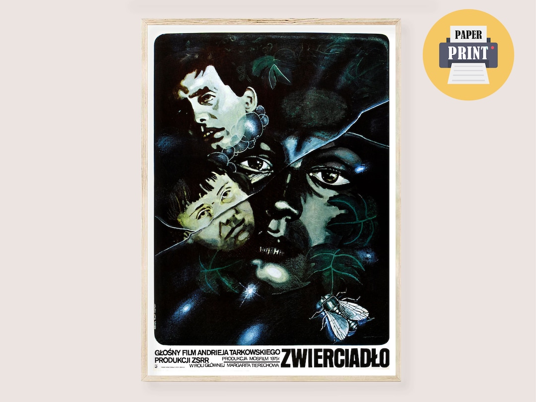 Tarkovsky Mirror Movie Poster Soviet Art Mirror Andrei - Etsy