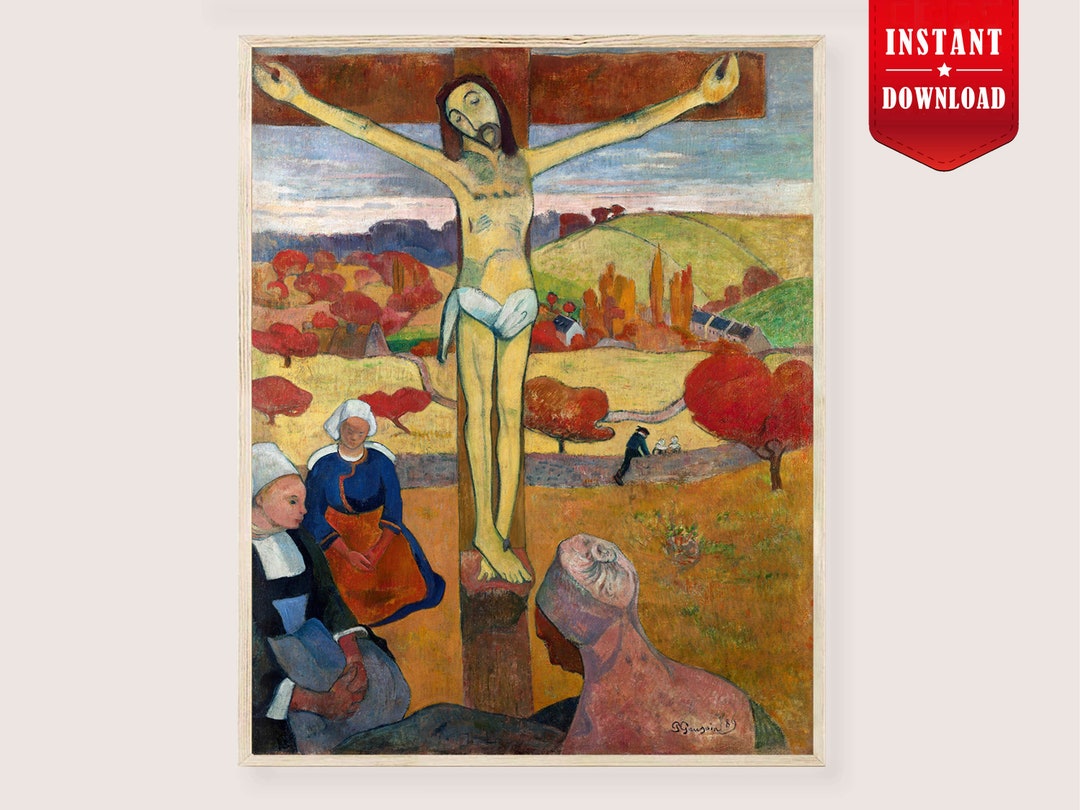 The Yellow Christ Poster Paul Gauguin Art Print Download ...