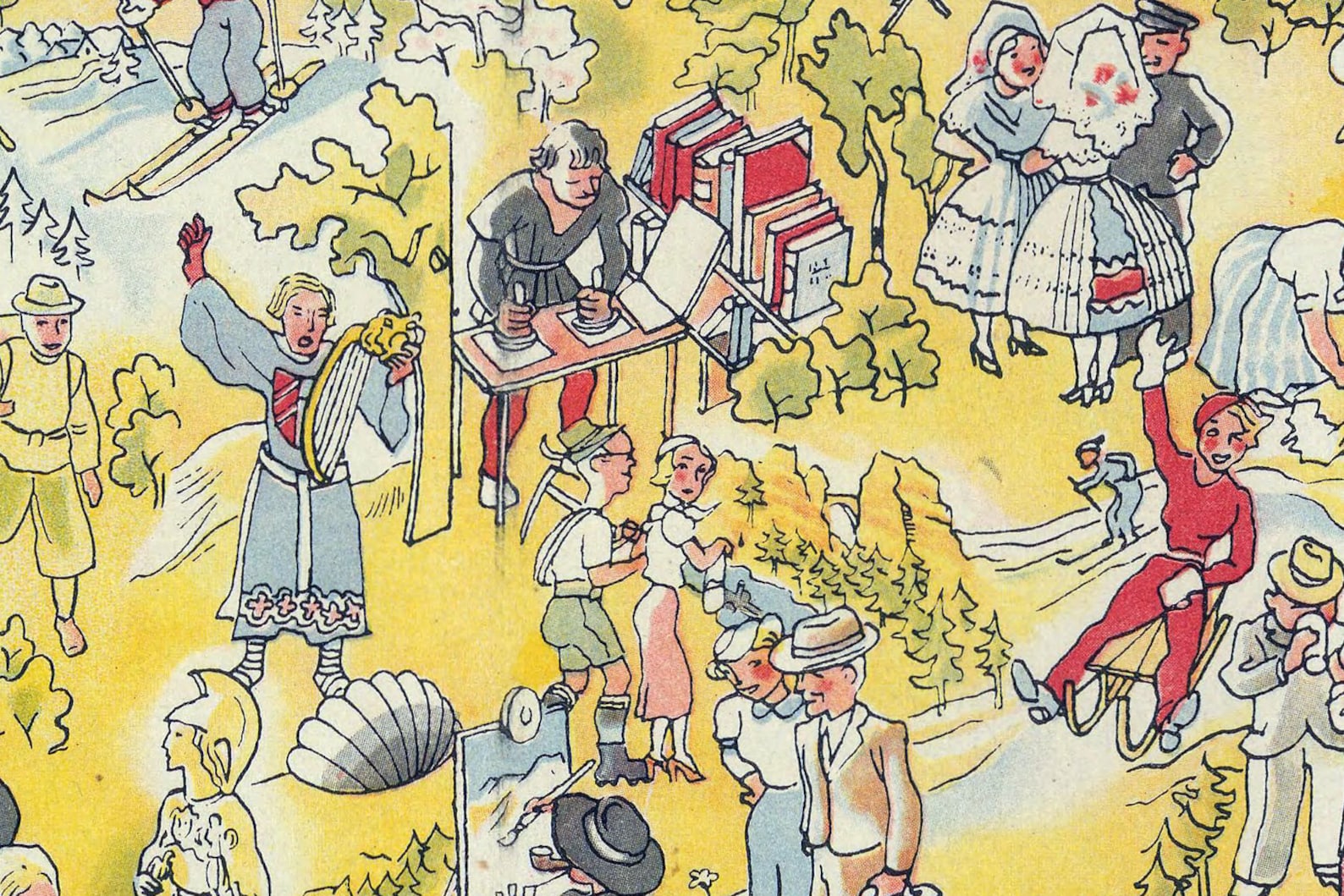 Germany Map Land Art Print Digital Kids Map of Germany - Etsy