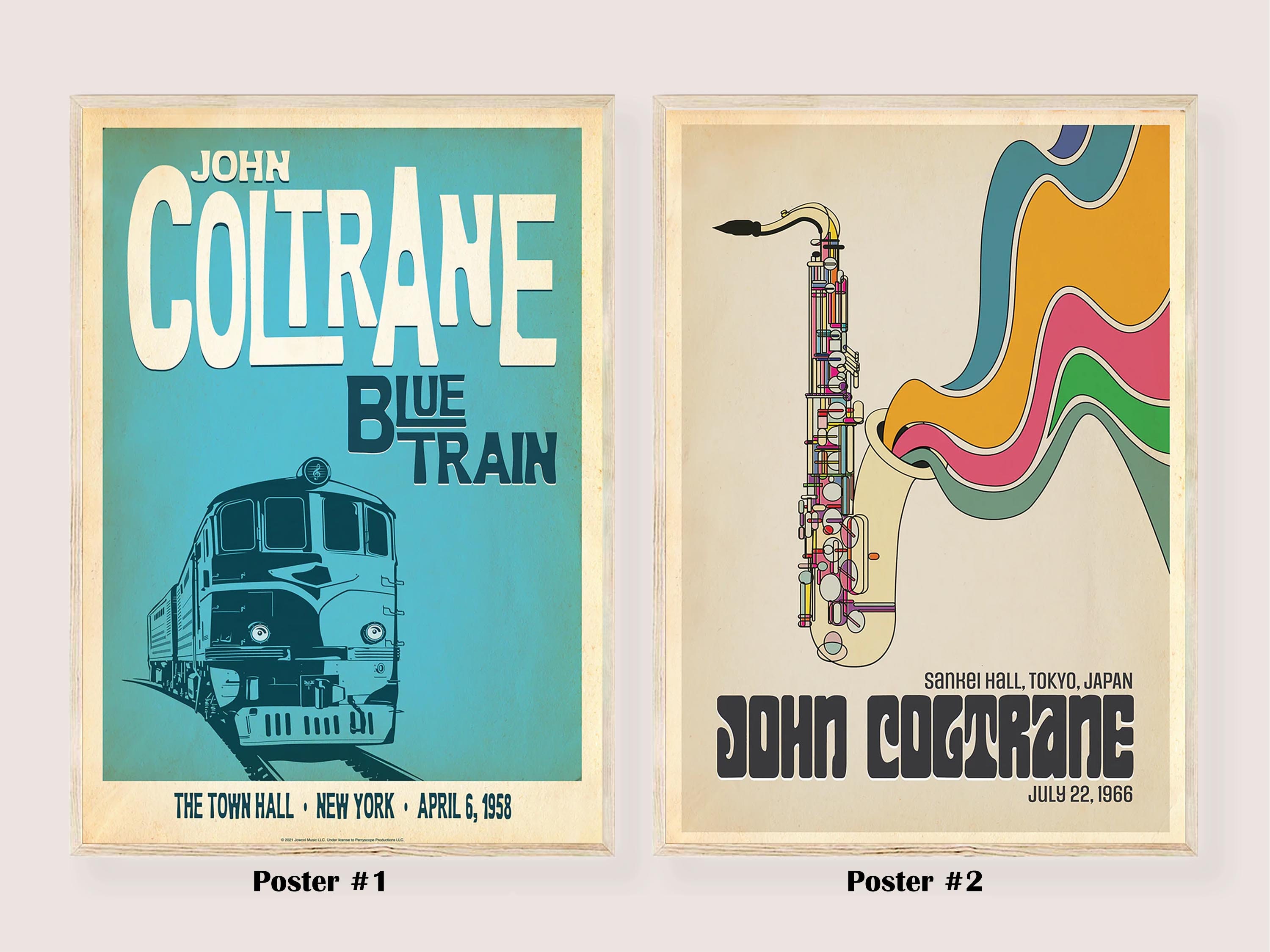 John Coltrane Poster Jazz Print Vintage John Coltrane Album - Etsy