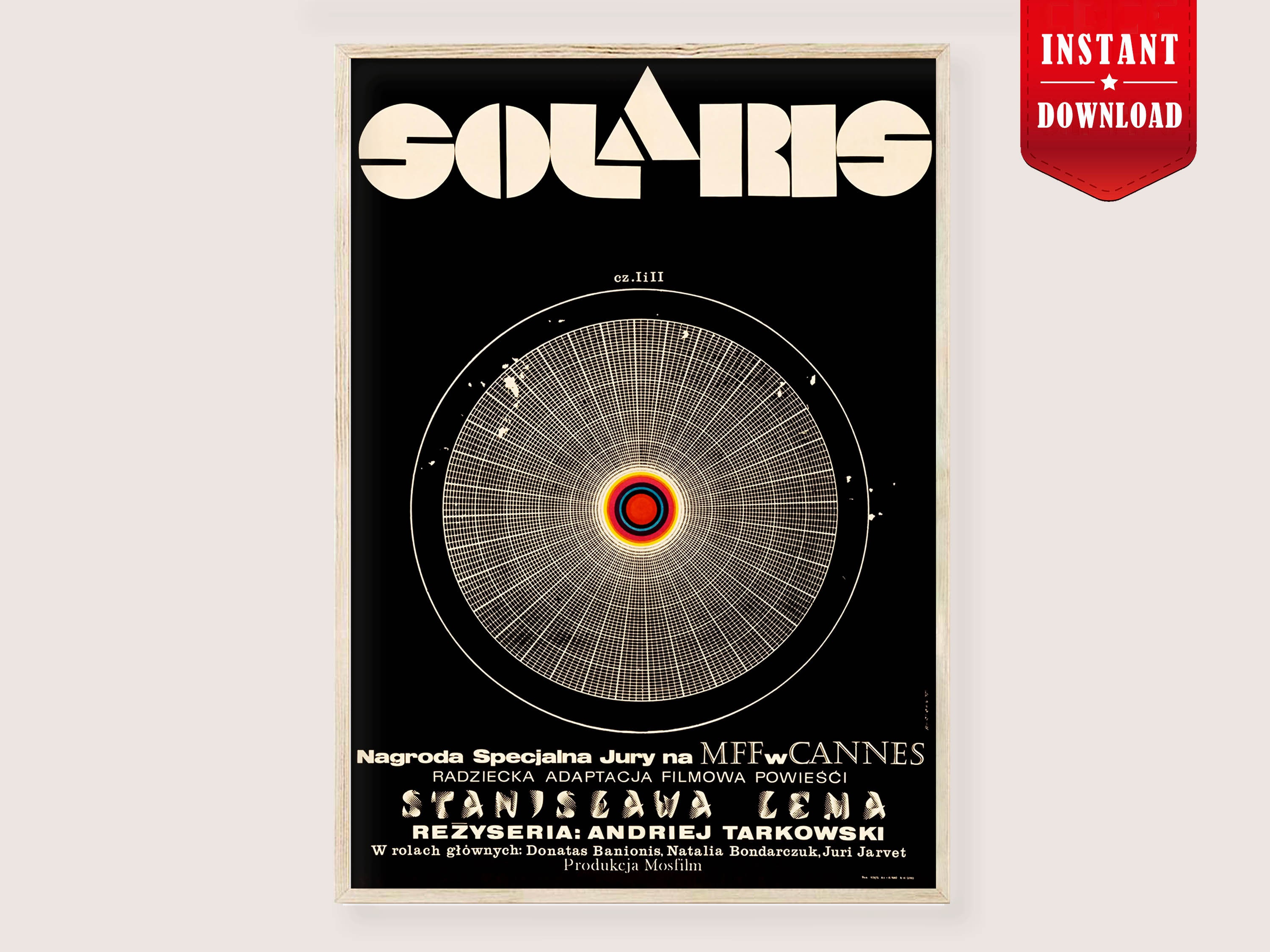 Solaris Movie Tarkovsky Poster Digital - Andrei Tarkovsky Movie Art ...