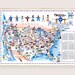 Educational Map United States Land People Printable - American Nations ...