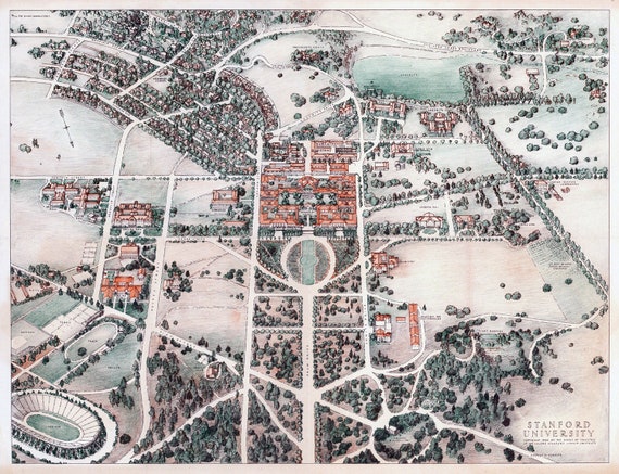 Stanford Campus Map Printable