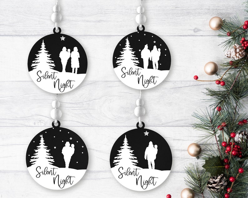 Family Ornament SVG Bundle With Multiple Family Types. Laser - Etsy