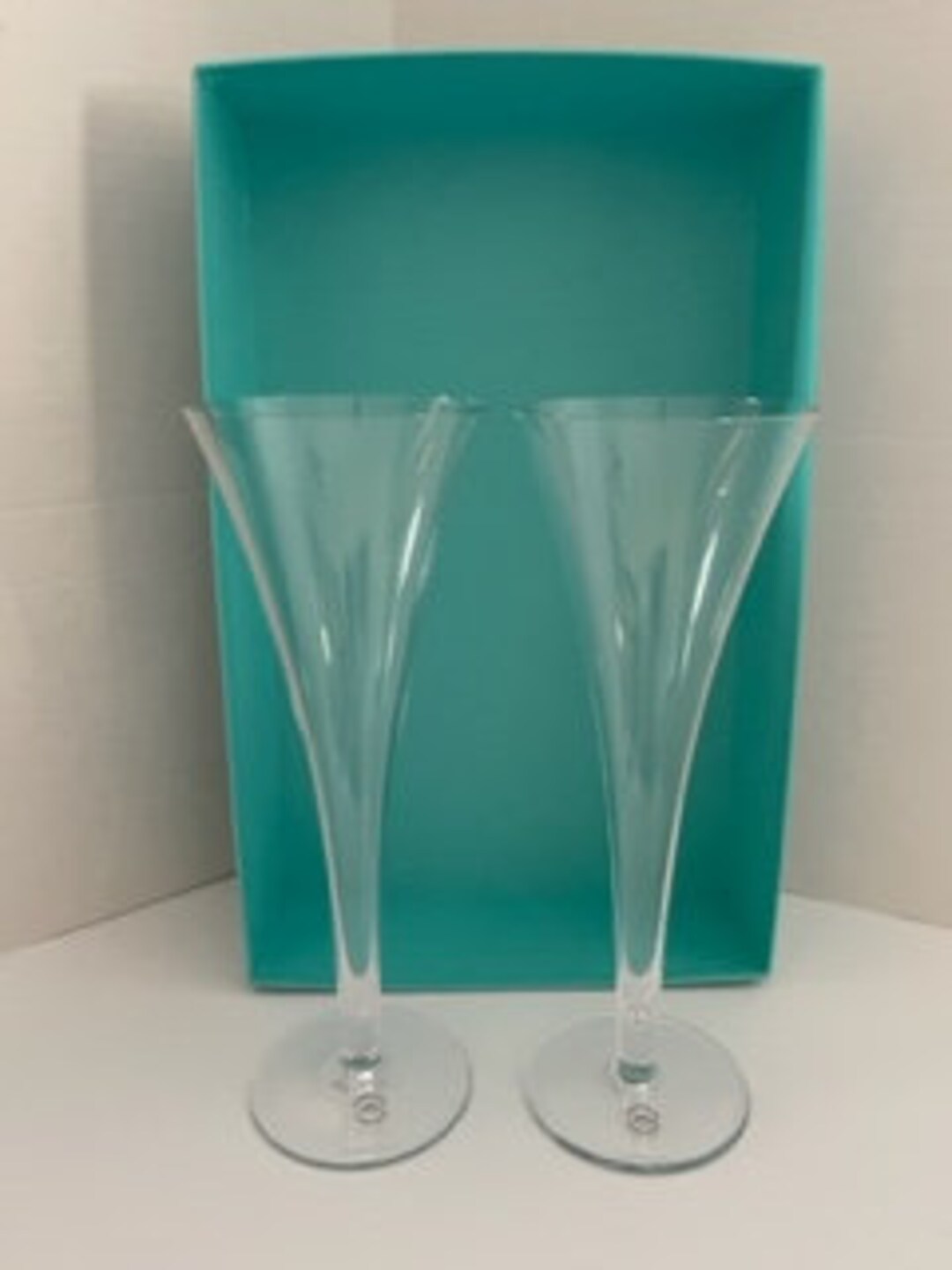 Tiffany Plain Trumpet Flute 8oz Crystal Glass Made in Slovenia - Etsy