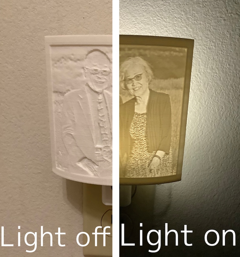 Custom Lithophane Night Light - A Unique Gift for ALL! Small Lampshade ...