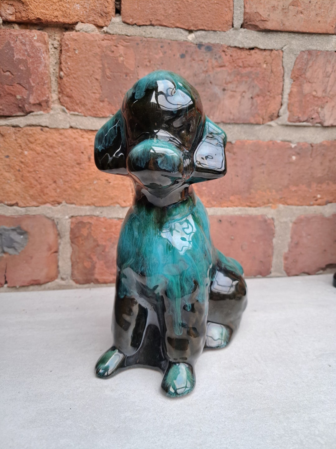 Vintage Canadian Blue Mountain Pottery Dog - Etsy