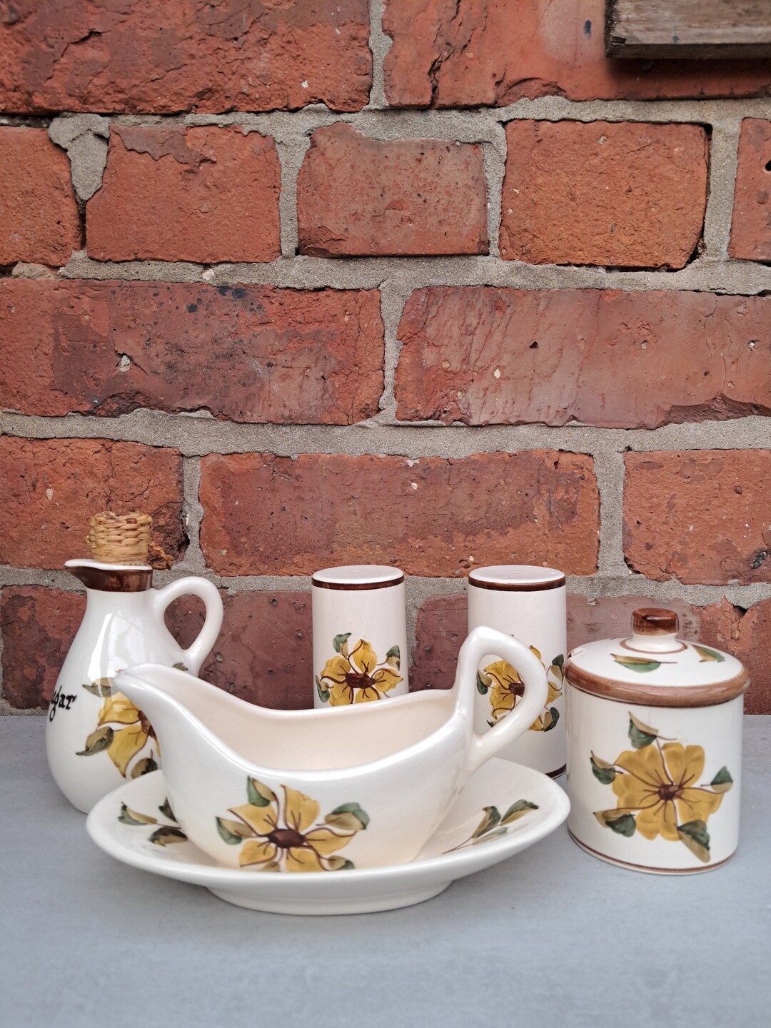 Vintage Devonshire Babacombe Pottery Table Set - Etsy UK