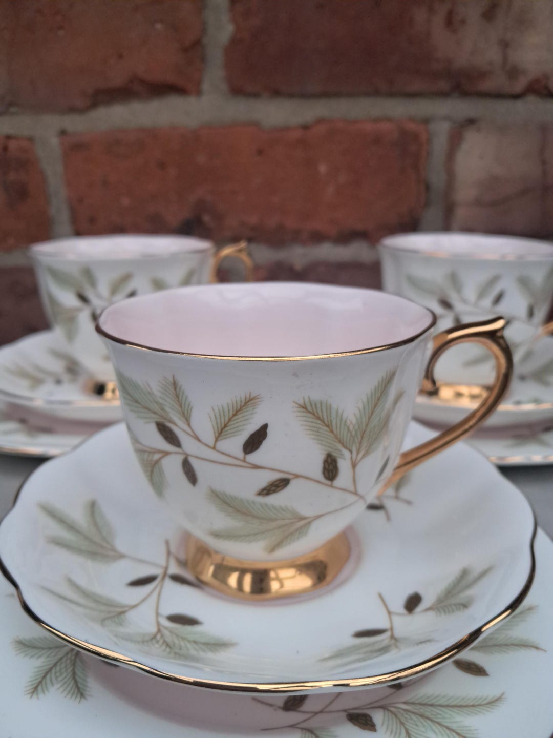 Set Three Royal Albert Bone China Cup, Saucer, Tea Plate " Braemar ...