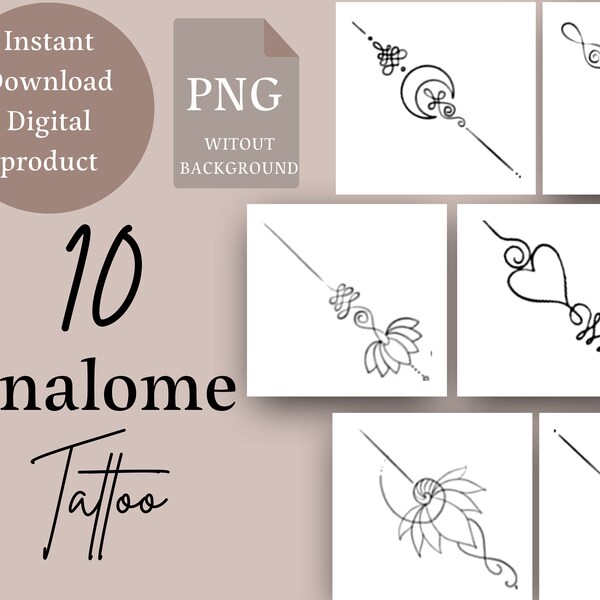 Unalome Tattoo - Etsy