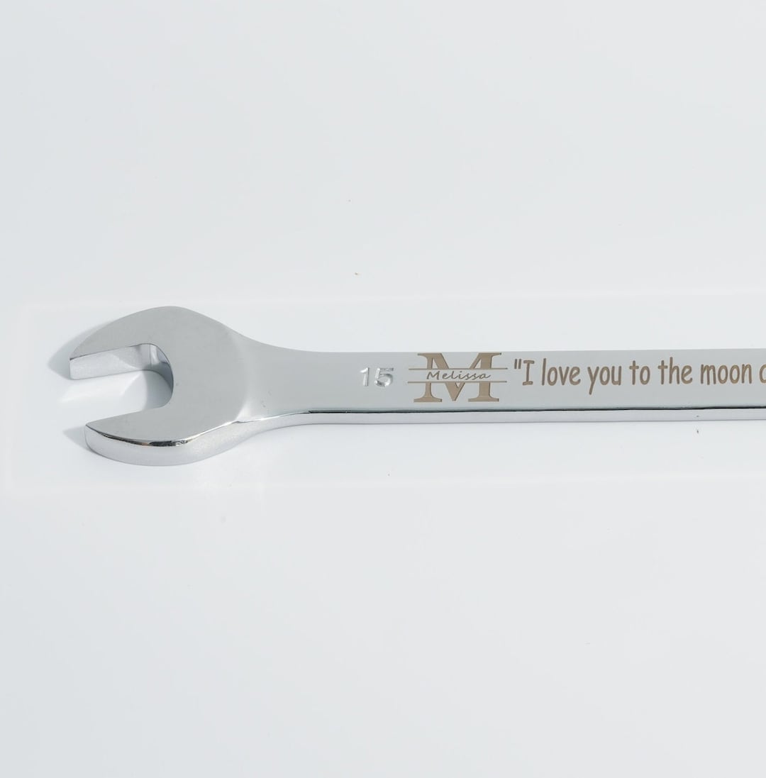 Personalized Engraved Wrench – "i Love You to the Moon", Stainless ...