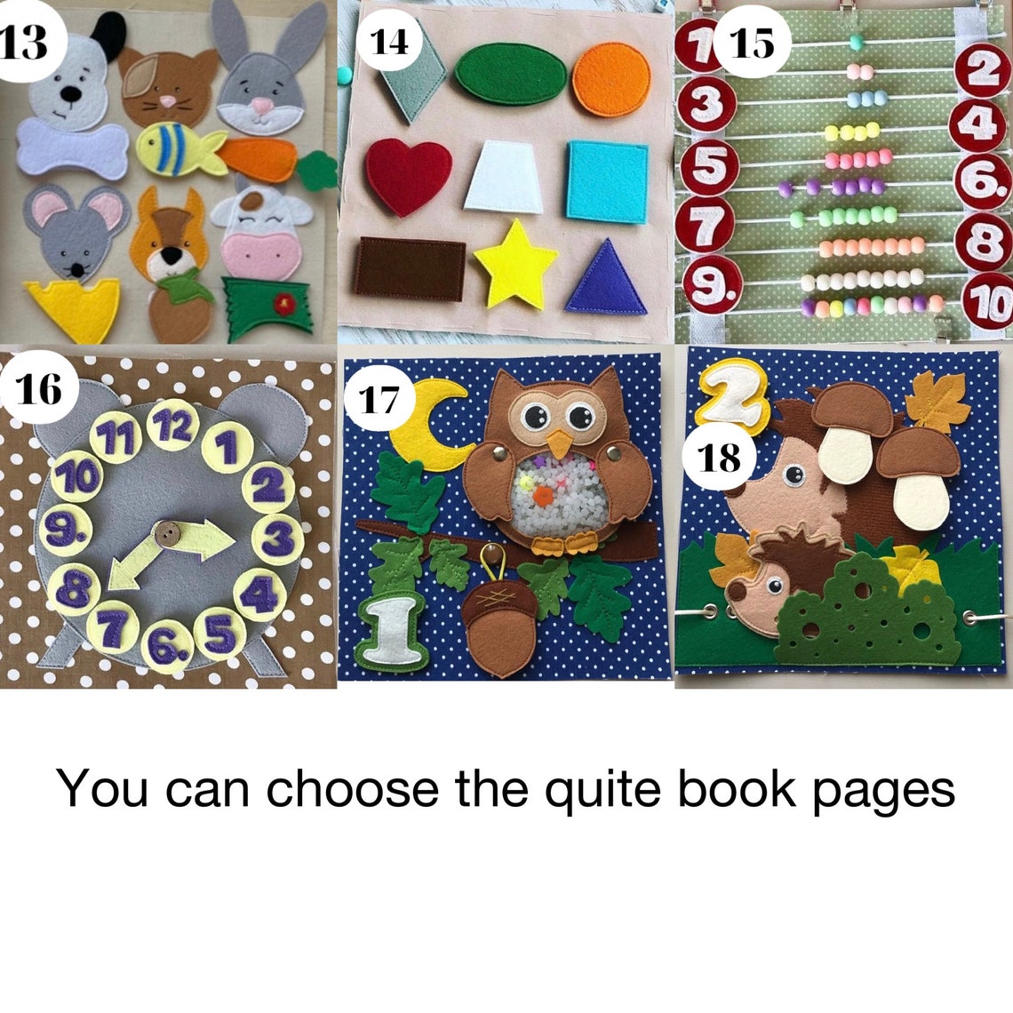 Personalized Quiet Book, Felt Jungle, Felt Quiet Book, Travel Book ...