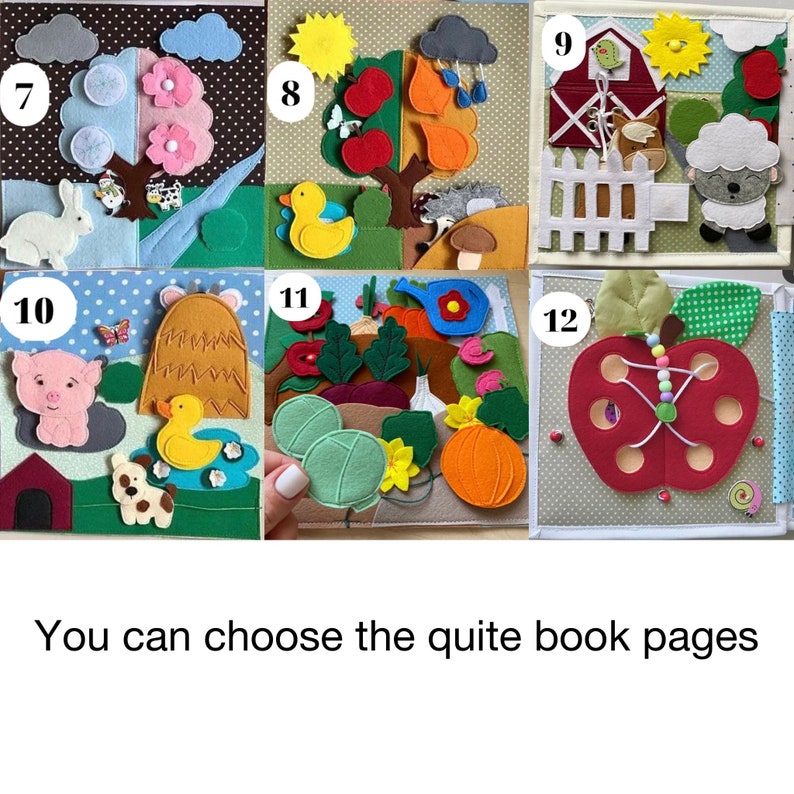 Personalized Quiet Book Felt Jungle Felt Quiet Book Travel - Etsy