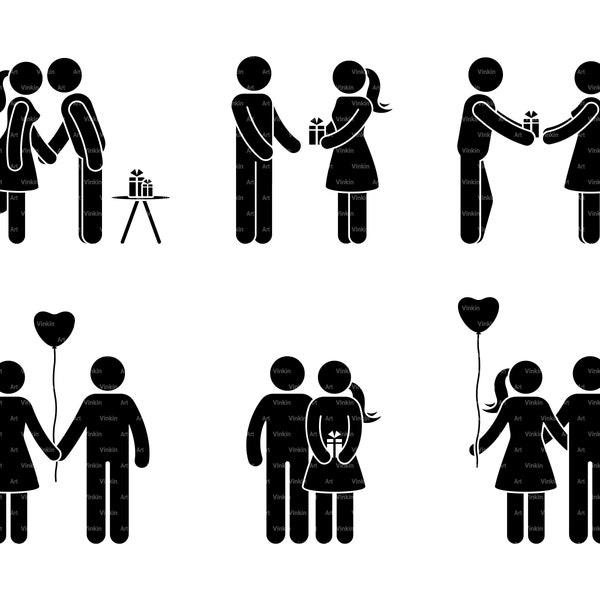 Adult Woman Stick Figure - Etsy