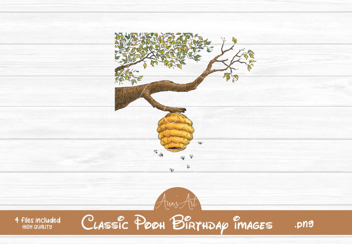 Winnie the Pooh Birthday Image Tree Clipart Piglet Tigger Images ...