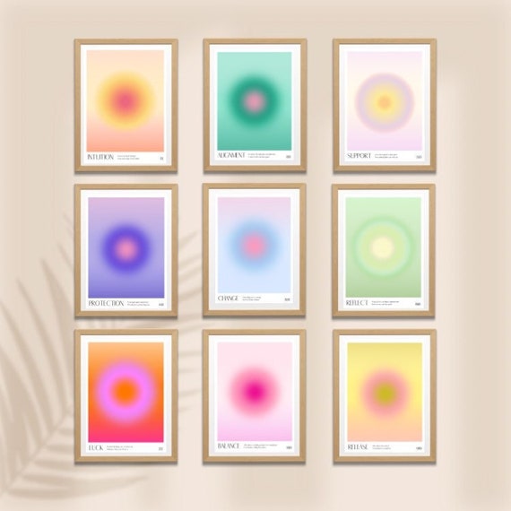 Angel Numbers Art Prints/ Aura Prints/ - Etsy