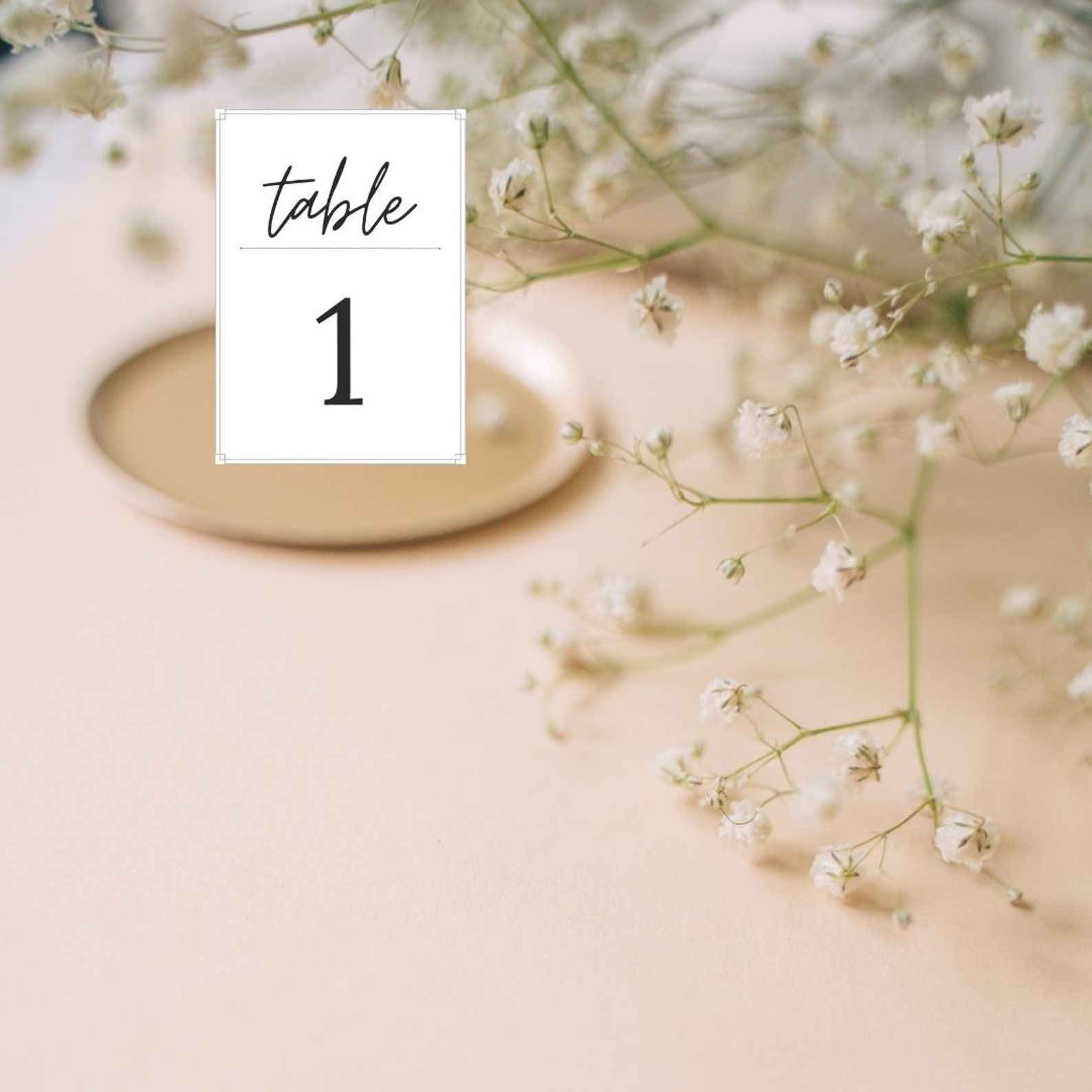 Table Numbers Printable, Table Numbers, Wedding Table Numbers ...