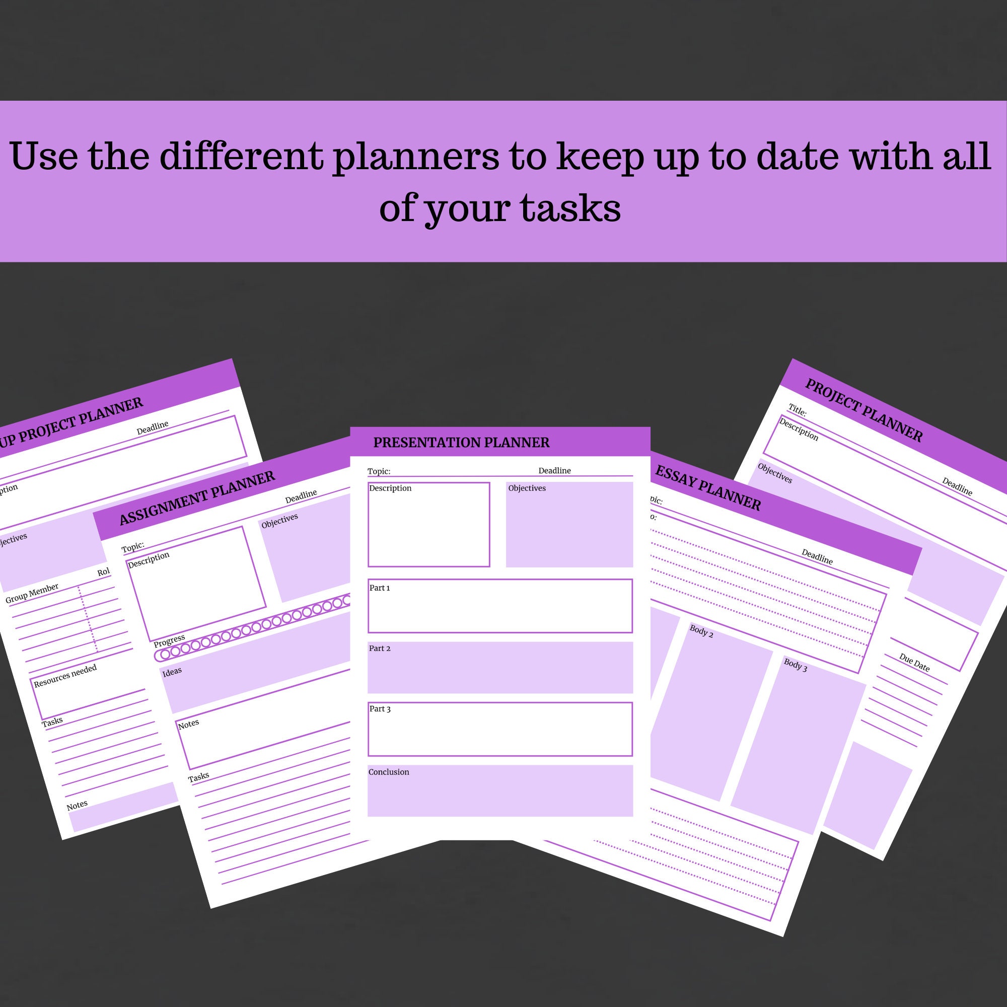 Printable Student Planner Printable Planner School Planner - Etsy