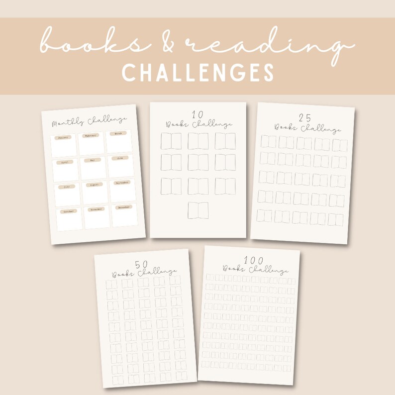 Reading Planner Printable Reading Journal Tracker Book Review Reading ...