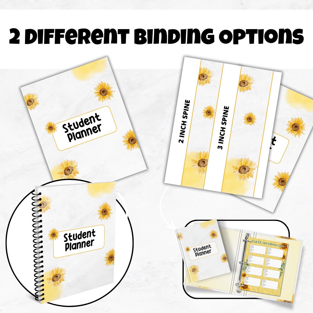 Printable Student Planner, Printable Planner, School Planner, Academic ...