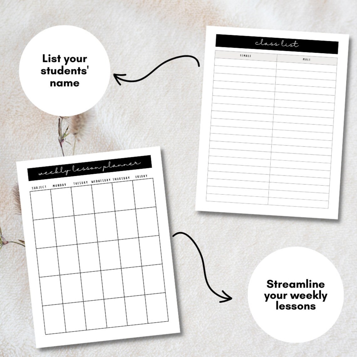 Teacher Planner 2023-2024 Lesson Planner Printable Academic - Etsy