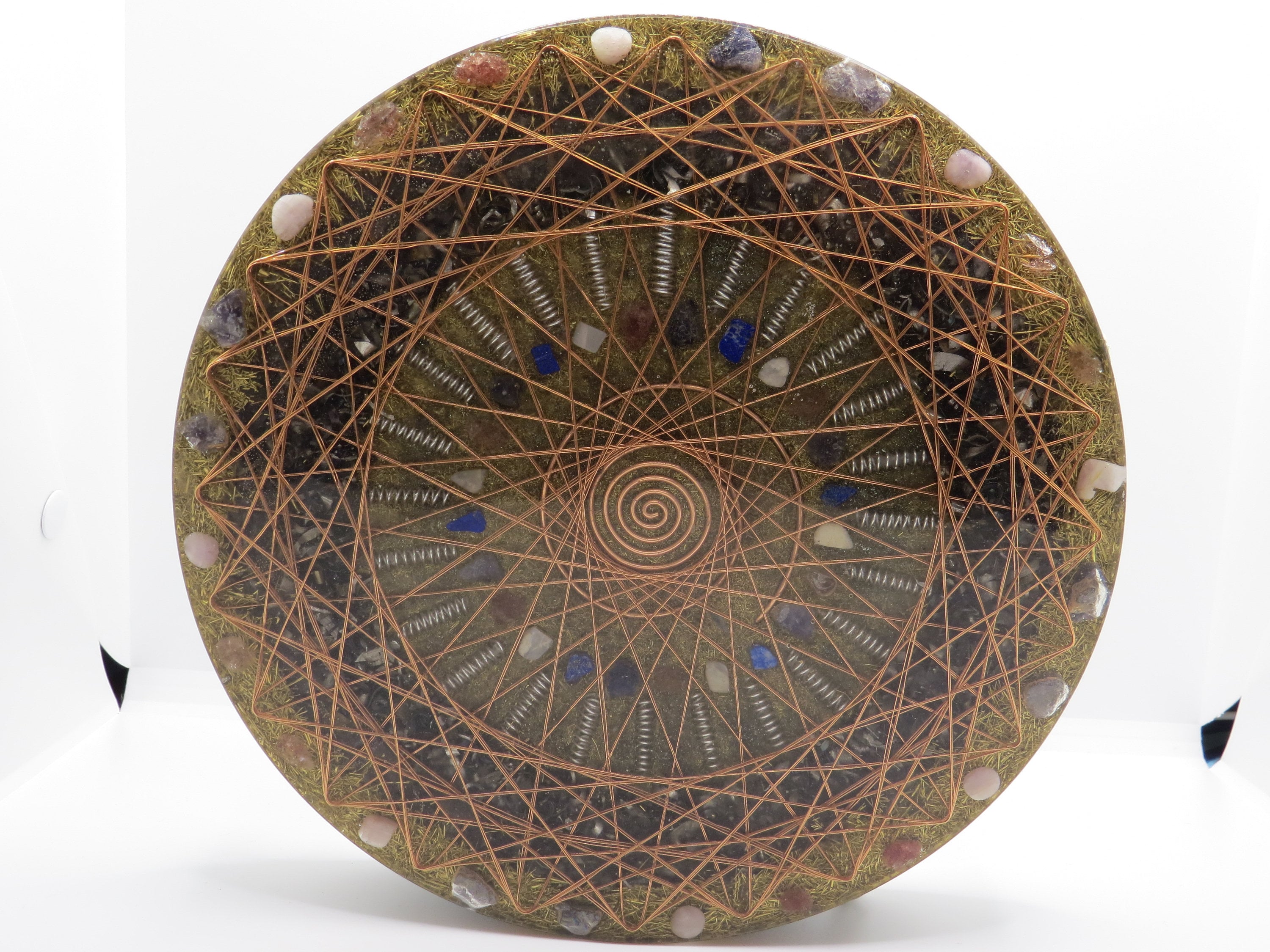 Orgonite, Orgone Generator, Radionics, Charging Plate, Large - Etsy Canada