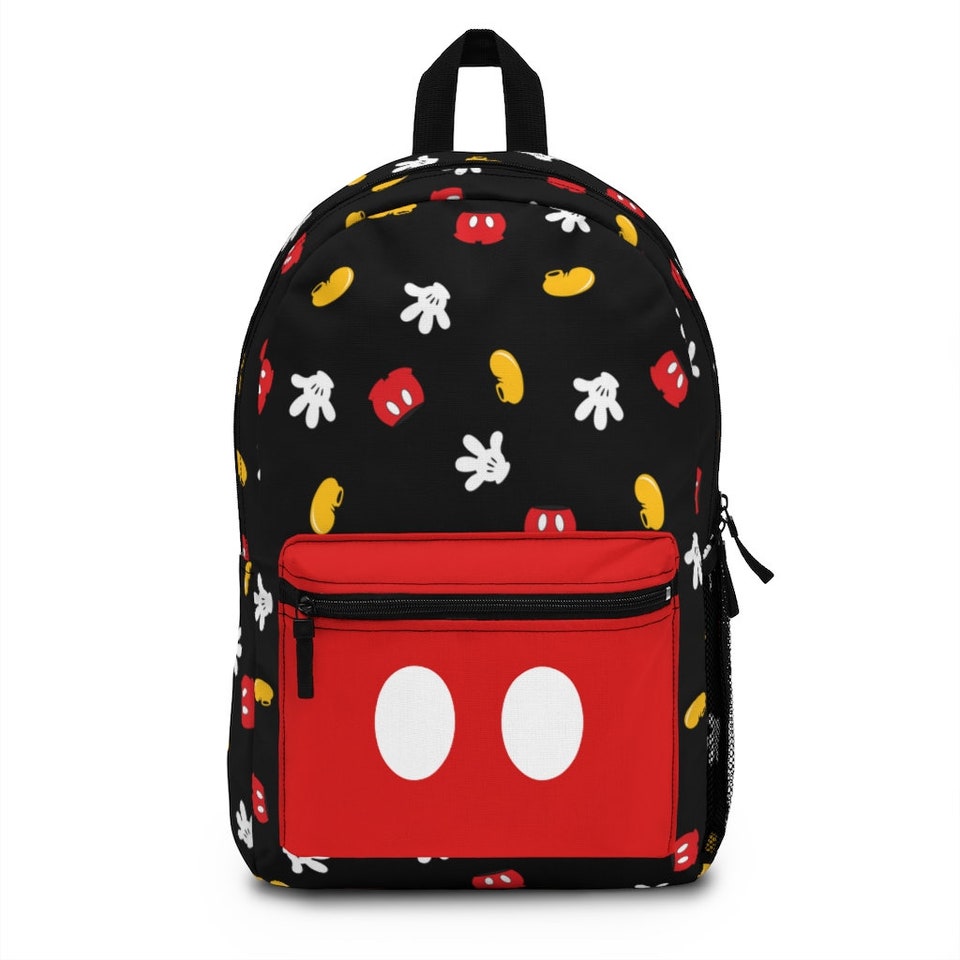 Mickey Mouse Black Backpack | Disney Inspired Backpack Designed & Sold ...