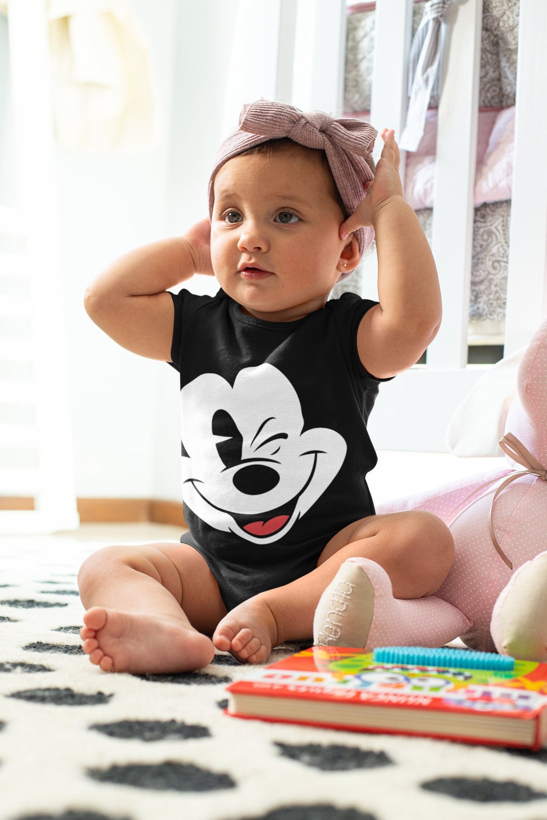 Disney Baby Bodysuit Mickey Mouse Onesie Disney Infant - Etsy