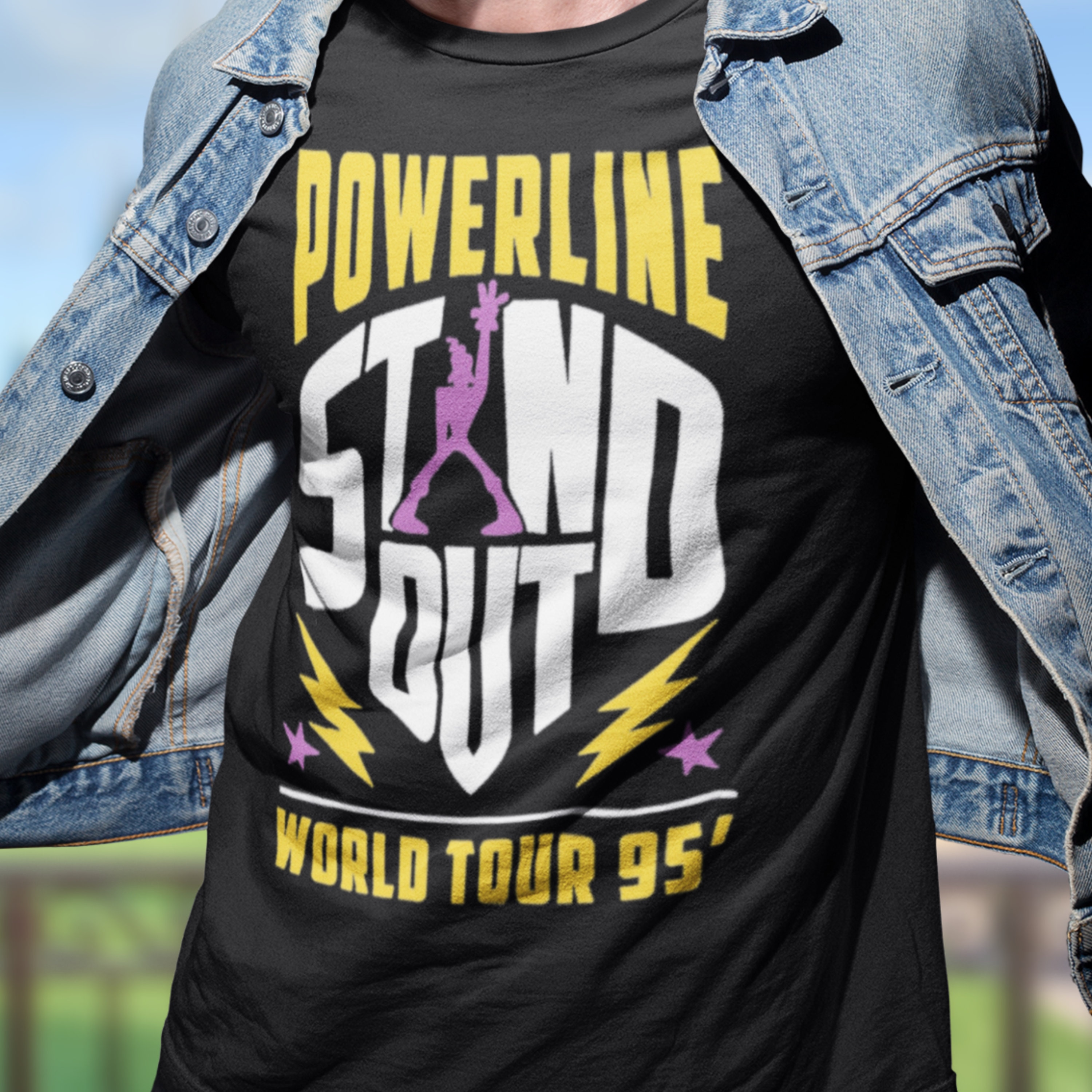 Powerline World Tour Shirt Disney Goofy Movie Distressed - Etsy