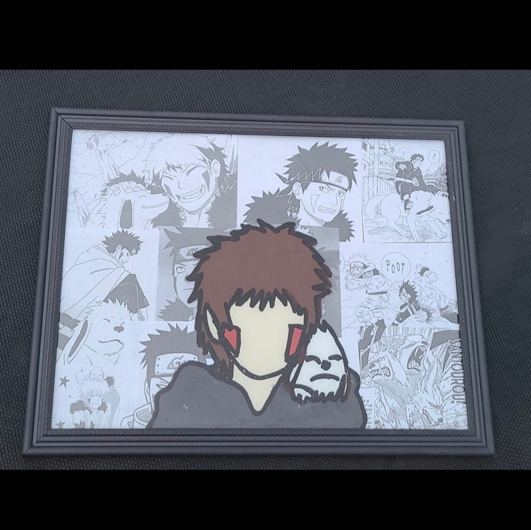 Kiba Inuzuka and Akamaru Glass Painting - Etsy