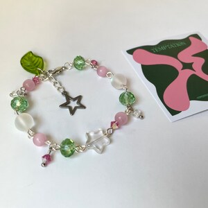 Txt Temptation Inspired Beaded Charm Bracelet KPOP Jewelry Moa Gift ...
