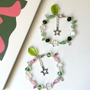 Txt Temptation Inspired Beaded Charm Bracelet KPOP Jewelry Moa Gift ...