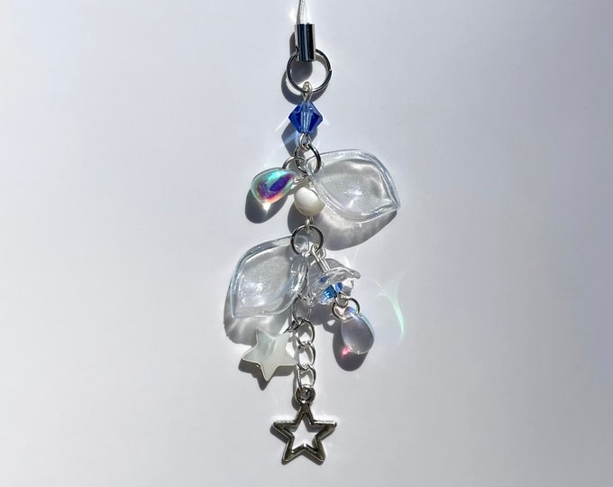 Wave to Earth Summer Flows Phone Charm Handmade Beaded Ocean Charm ...