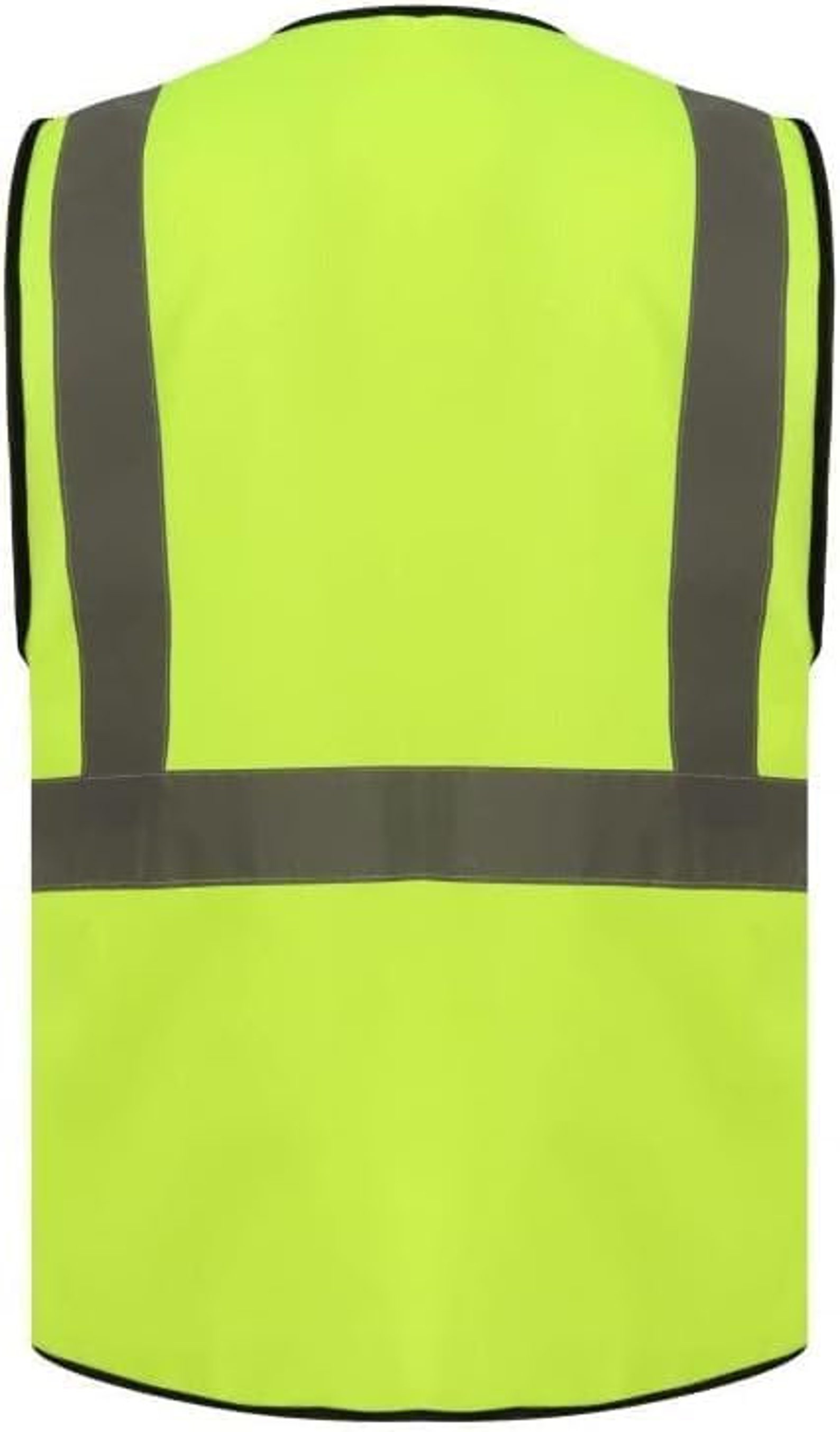 Hi Viz Vis Executive Vest With Zip Closure Reflective Safety Tape ...