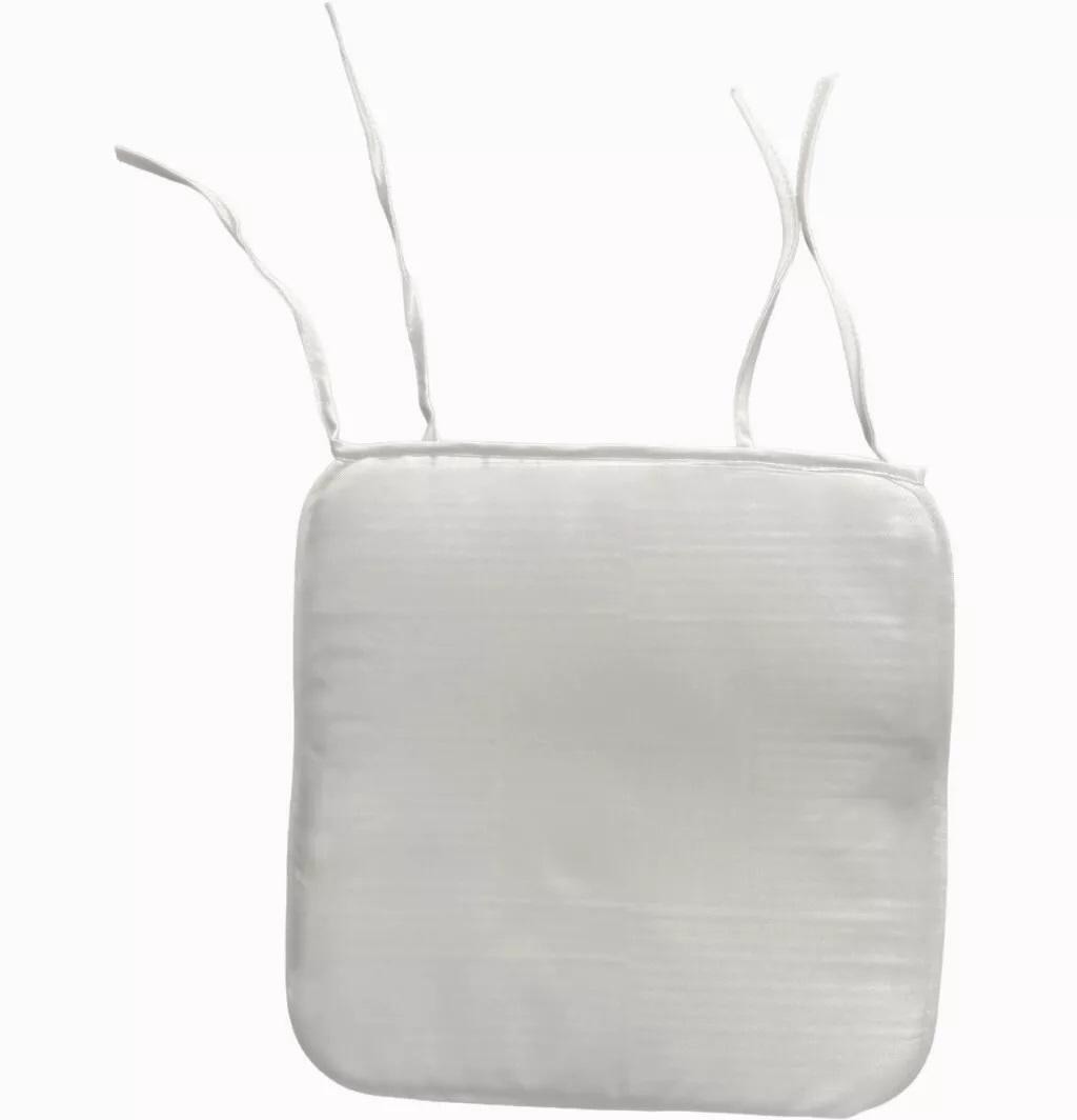 Set of 2, 4, or 6 Waterproof Square Seat Pads 38x38 Cm - Indoor/outdoor ...