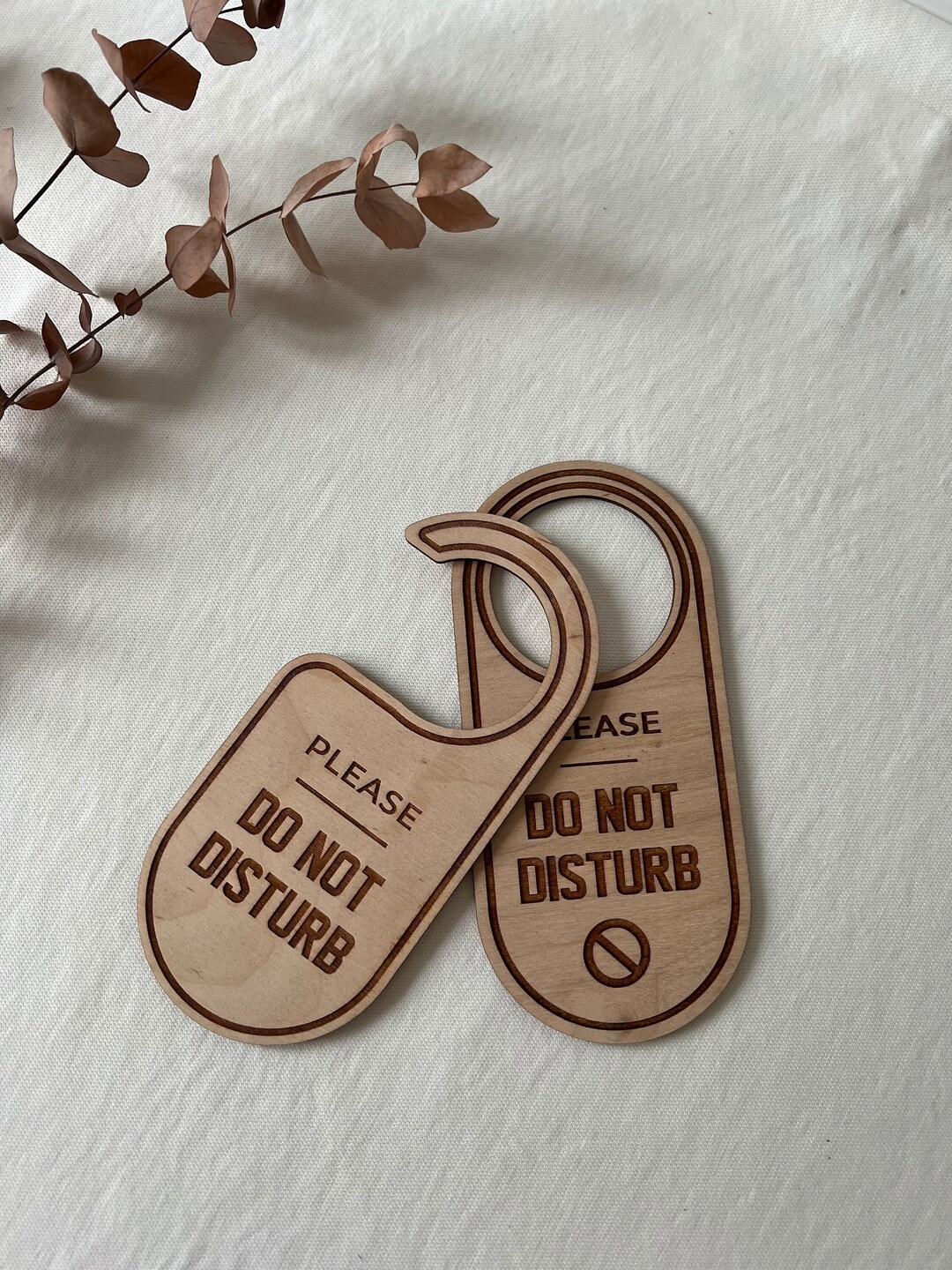 Laser Engraved Wood Do Not Disturb Sign, Office Door Hanger - Etsy UK