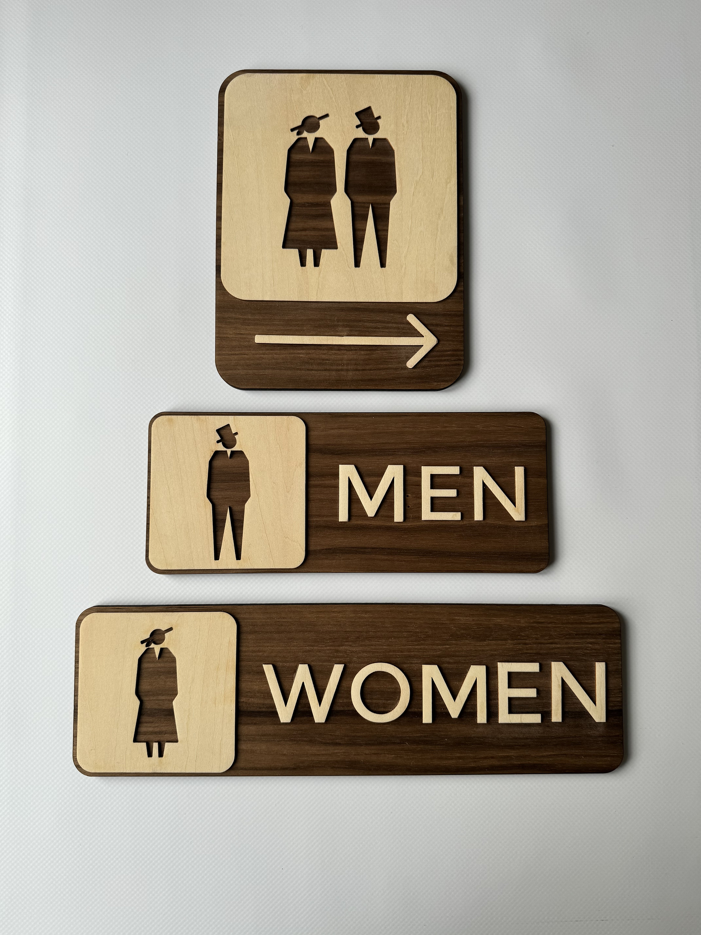 Restroom Door Sign, Toilet Door Sign, Toilet Plate, Toilet Plaque ...